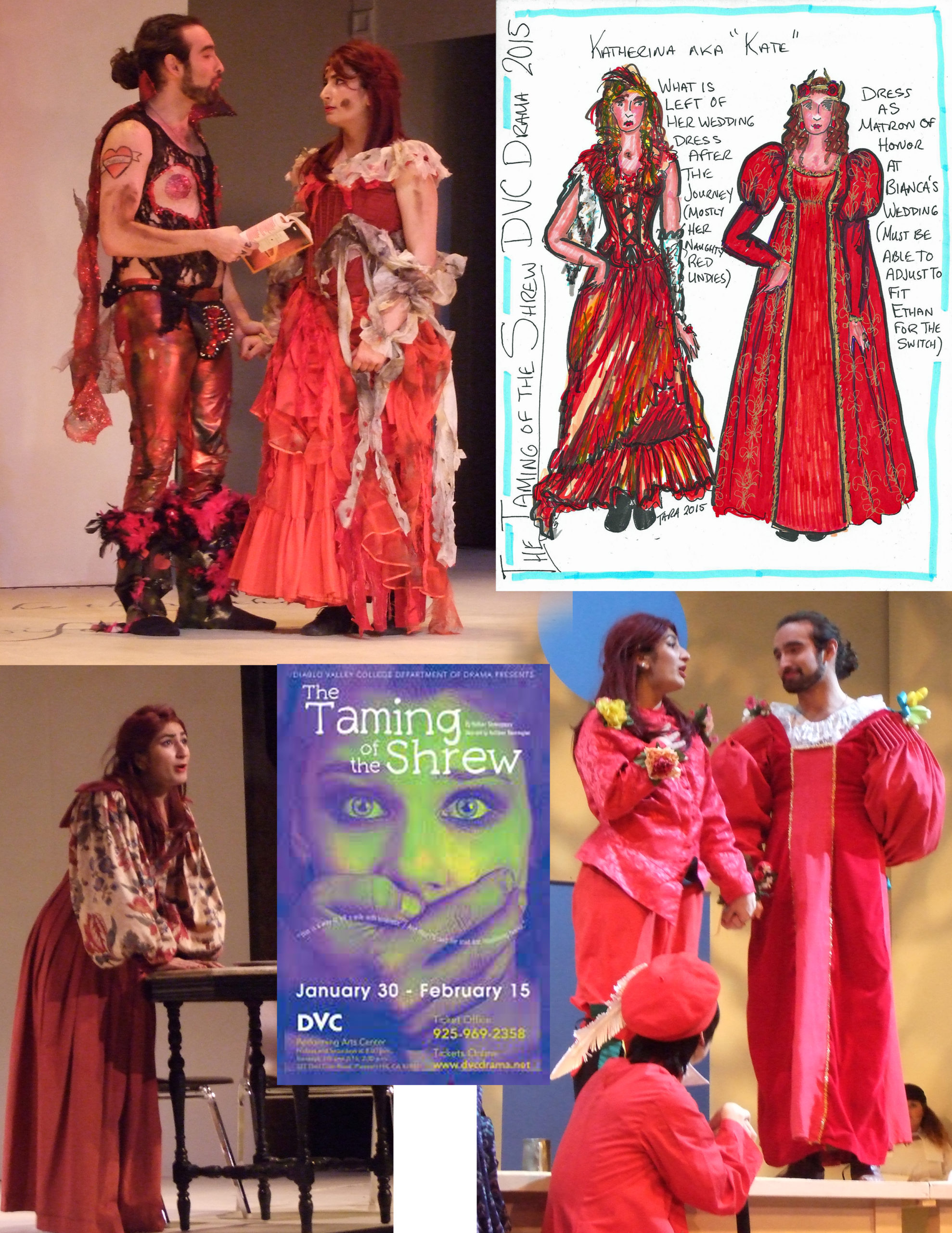 Taming of the Shrew, Diablo Valley College, 2015 | TaraMaginnis.com